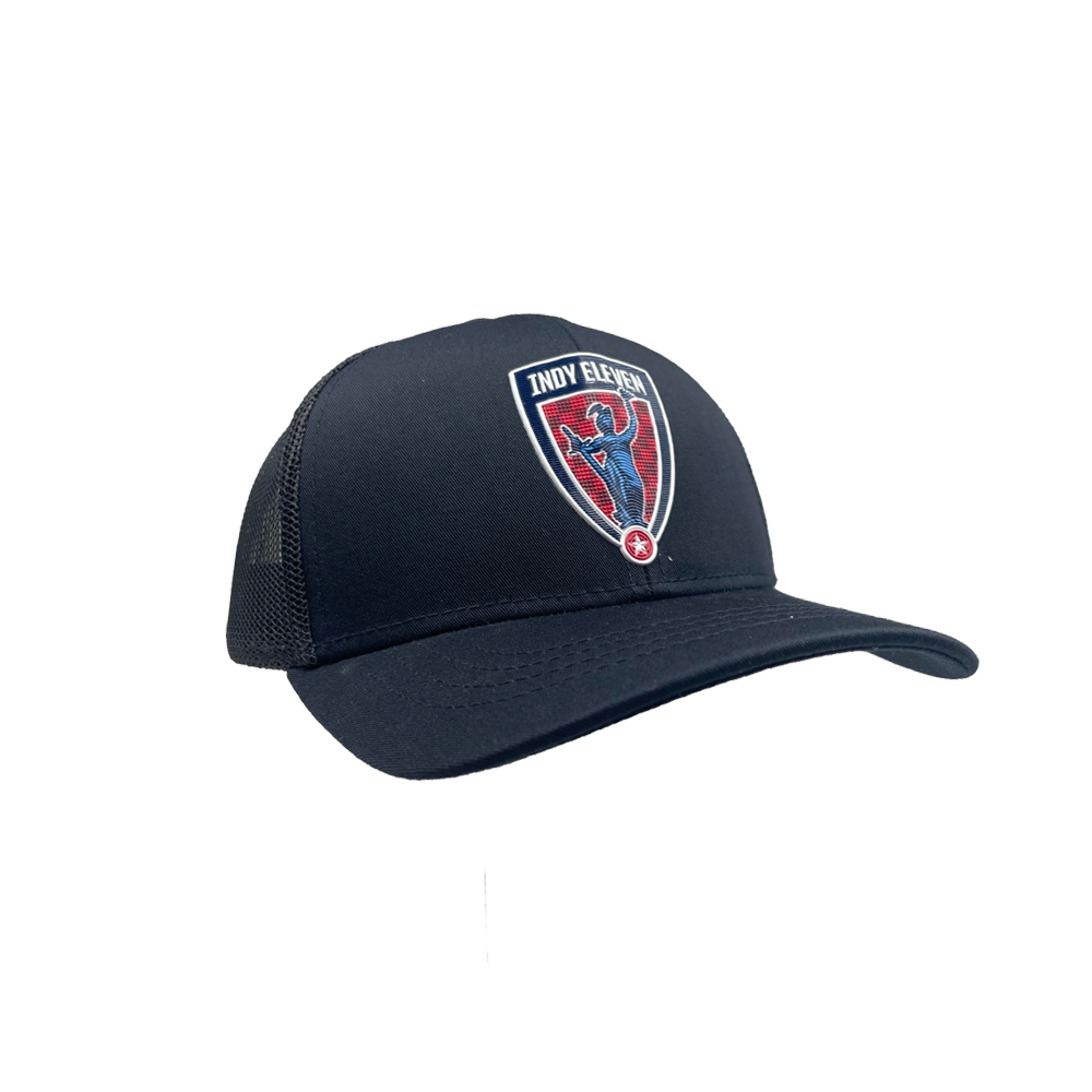Indy Eleven Flex Style Patch Trucker Hat Navy Indy Eleven Online Store